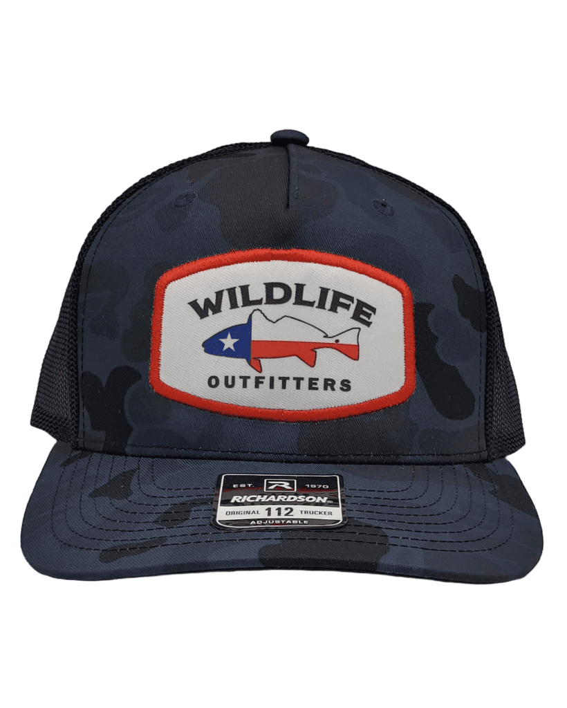 Admiral Camo Texas Edition Redfish Patch | Wildlife Outfitters