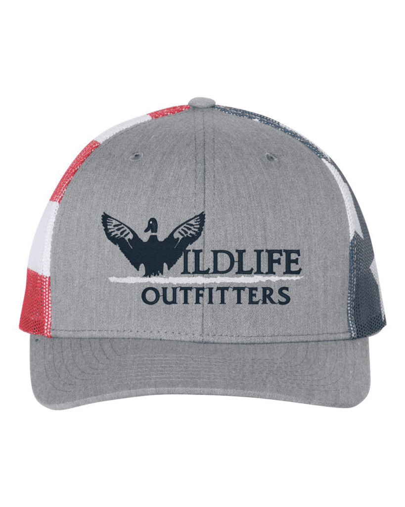 Full Panel Duck Heather Grey/Flag | Wildlife Outfitters