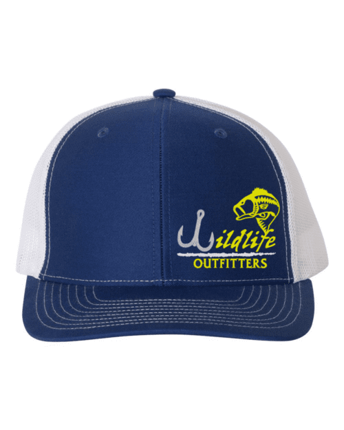 Left Panel Bass Royal/White | Wildlife Outfitters